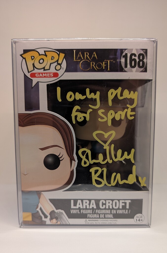 Please add Lara Croft autograph - Missing Data - hobbyDB